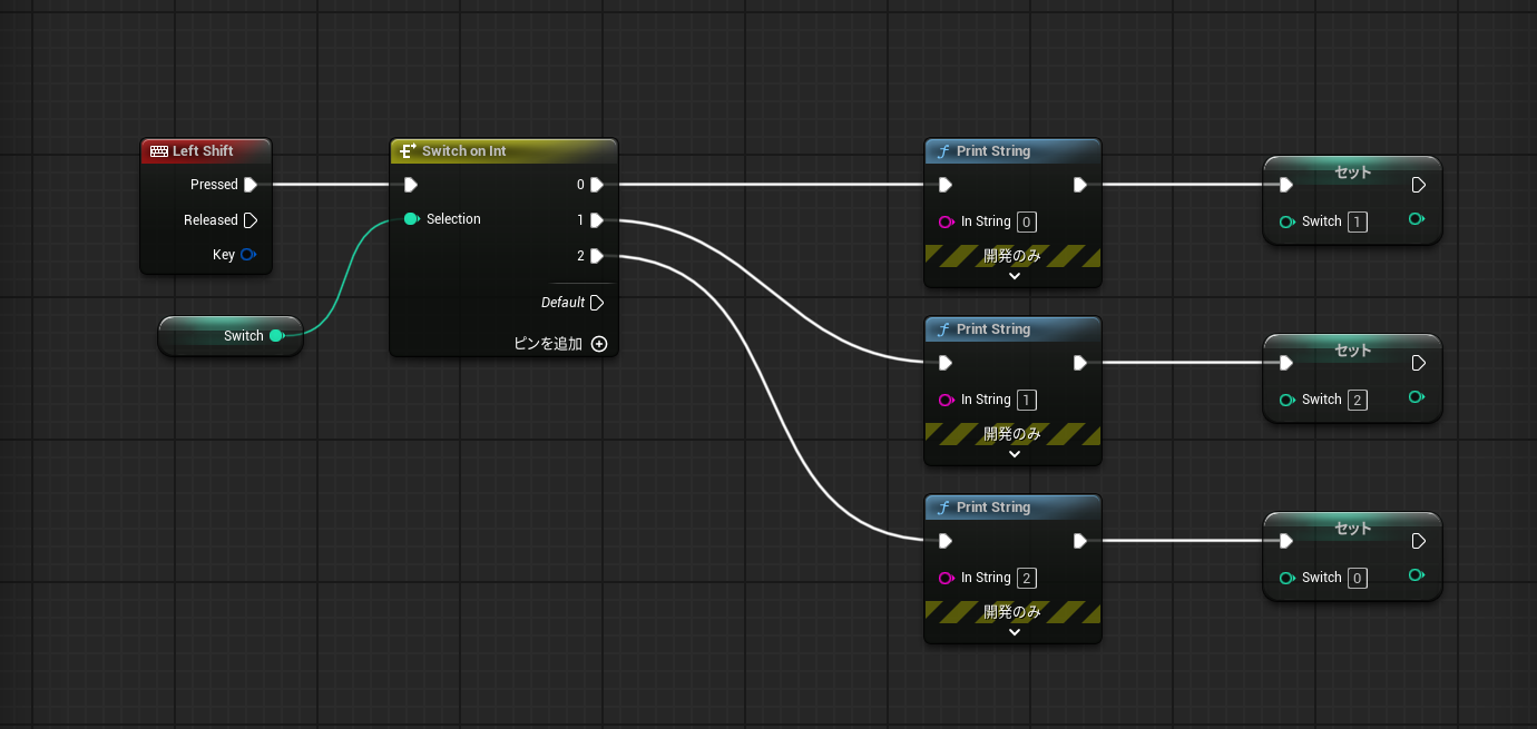 UE5：Switch on Int でIntegerで分岐させる！ゲーム開発 - UnrealEngineでゲーム制作